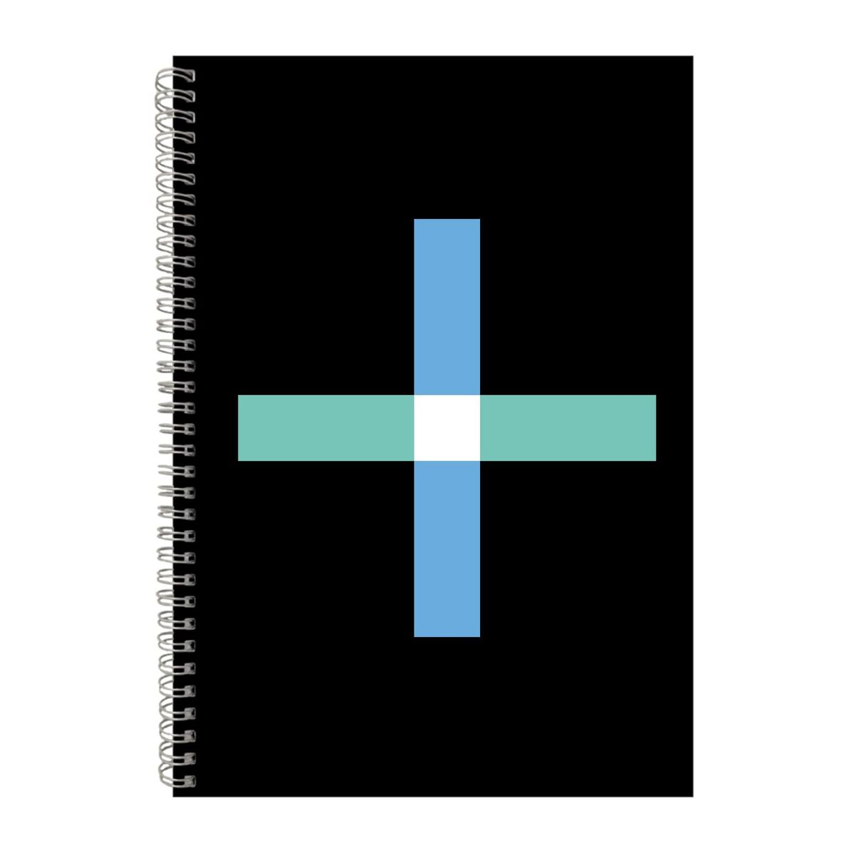 Geometric Cross Notebook Geometry Gift Idea A4 Notepad 165 | Shop Today ...