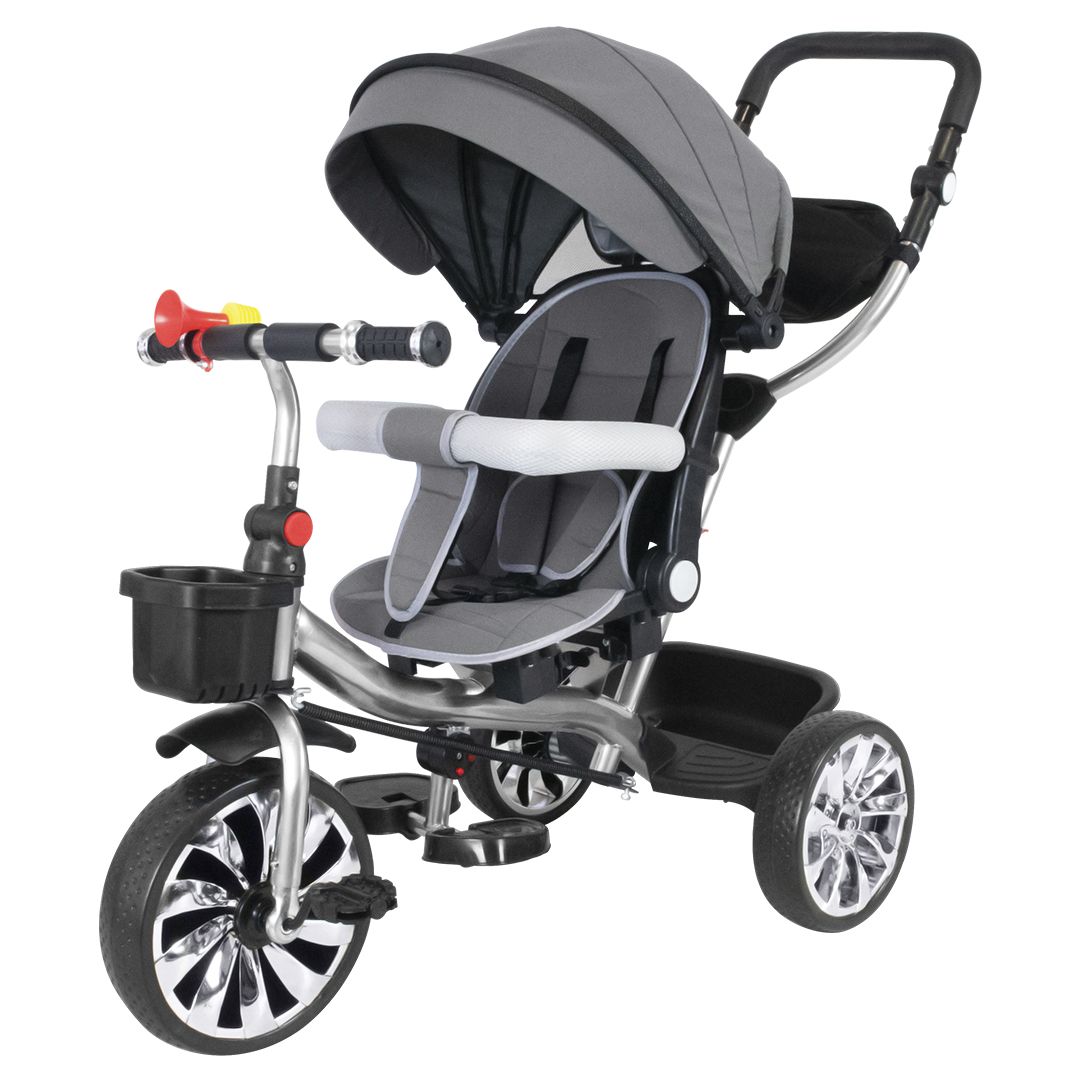 Baby Links 4-in-1 Multifunctional Tricycle Stroller with Sturdy Steel ...