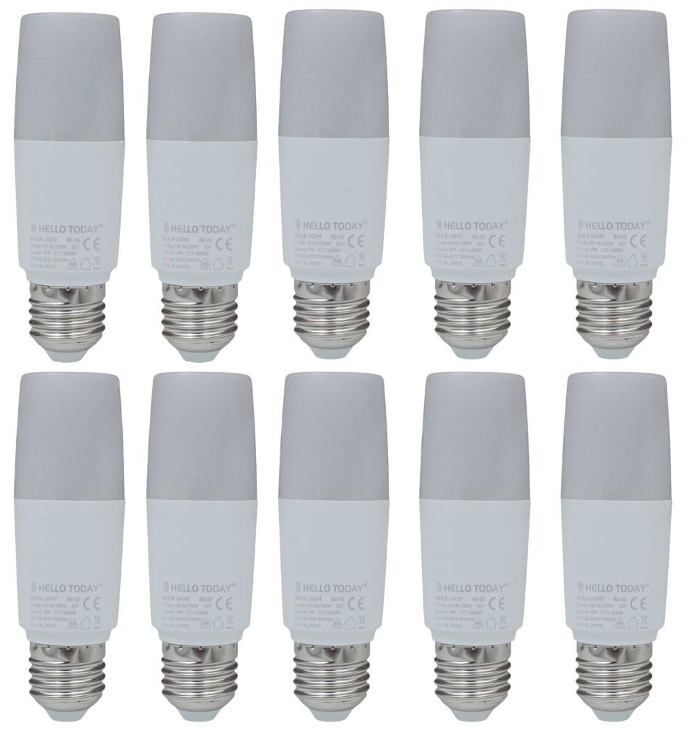 Hello Today E27 LED 9W Stick Light Bulb - 10 Pack | Shop Today. Get it ...