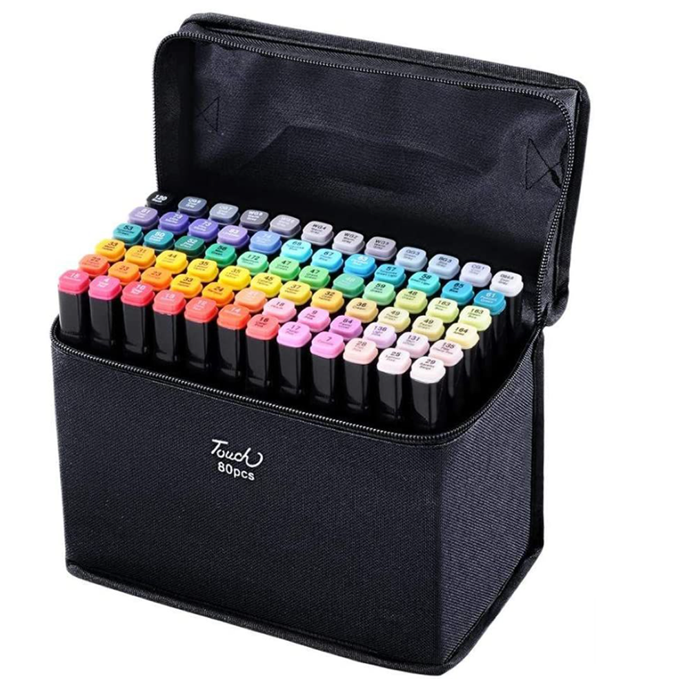 Oil-Based Thick Coloring Marker Pen Set-80pcs | Shop Today. Get it ...