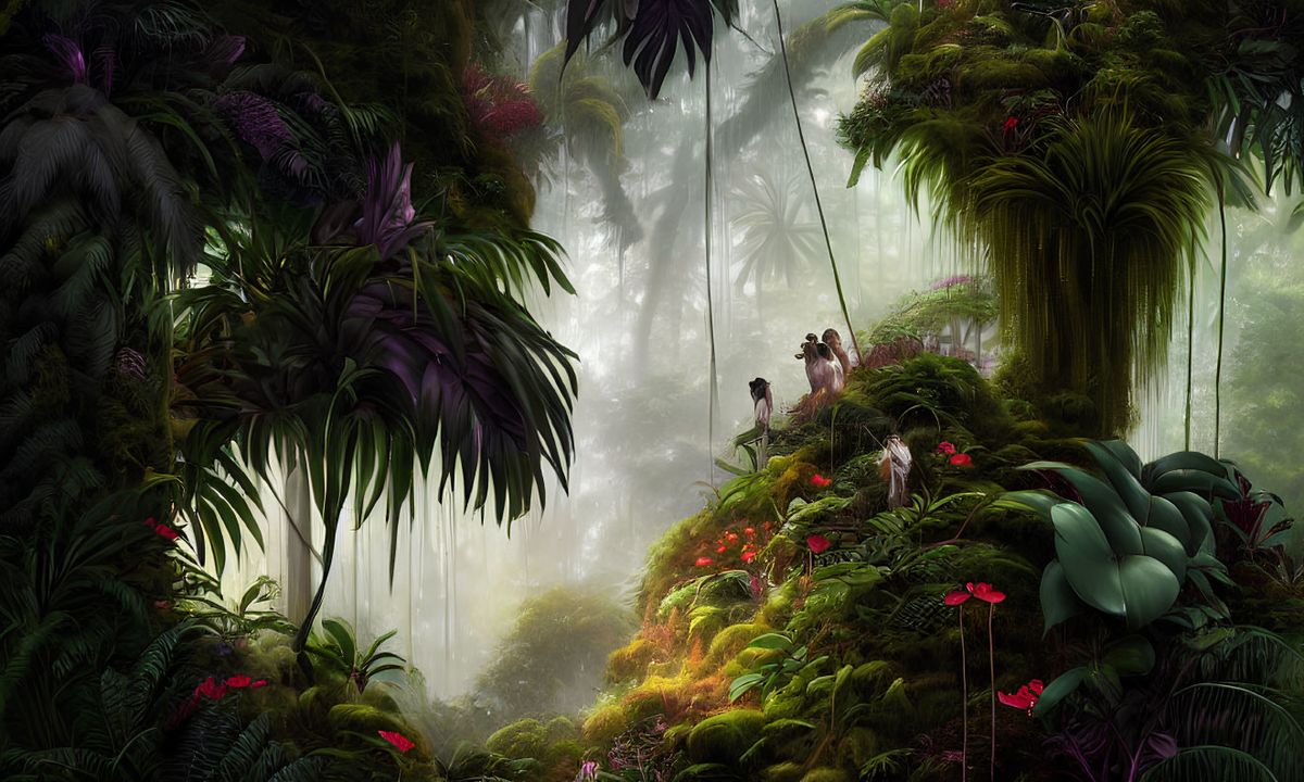 Canvas Wall Art - Children Of The Amazon Artwork | Shop Today. Get it ...