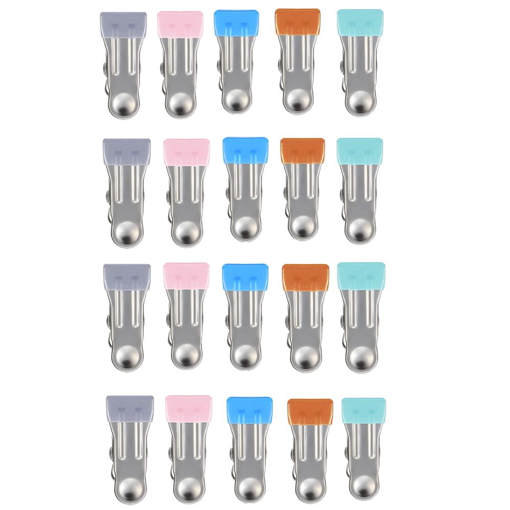 Home & Craft Decor Metal Coloured Clothes Photo Clips Set Of 20 Cool ...