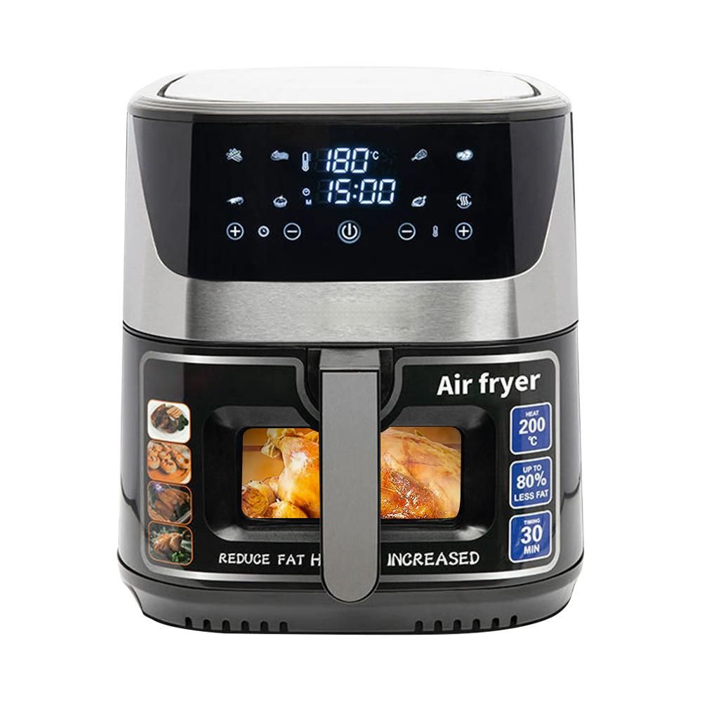 8.8L Square Nonstick Basket Air Fryers, Smart Touchscreen with 8 ...