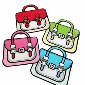 4Pack Children Cartoon-Style Satchel School Bags with Stationery Set ...