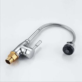 Silver Pull Down Adjustable Kitchen Tap | Shop Today. Get it Tomorrow ...