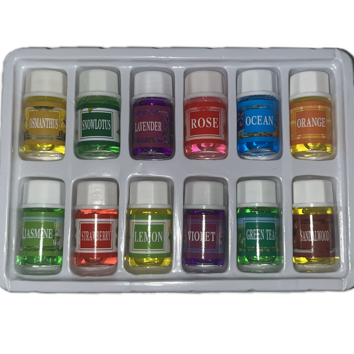 12 France Natural Essential Oils - Pure Aroma Fragrance Oil Air ...