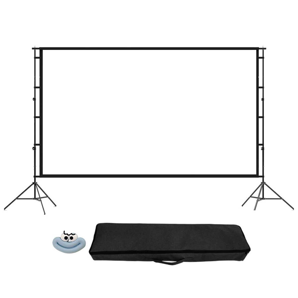100/120" Strong Light-Resistant Pulldown Projector Screen,Anti-glare ...