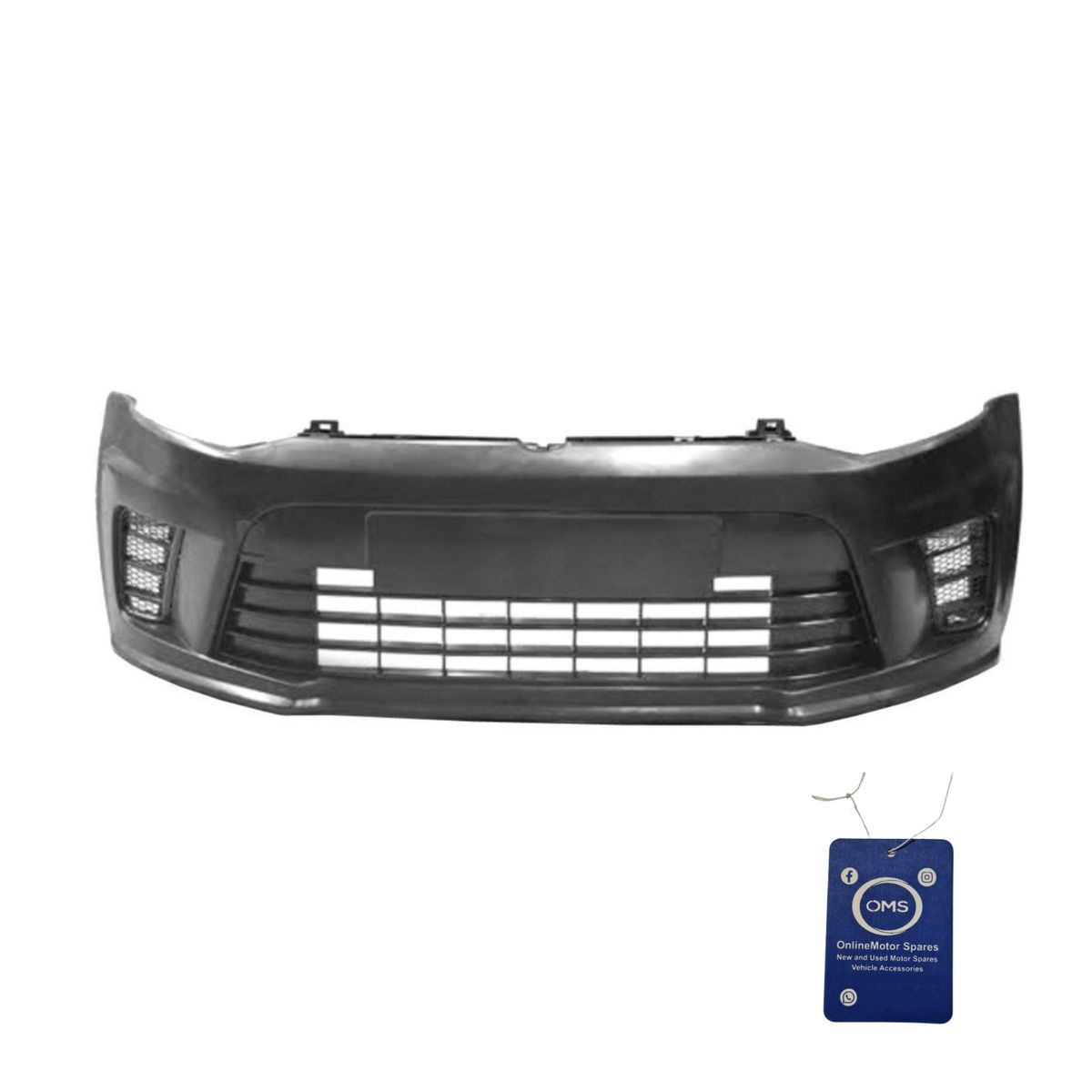 WRC Style Front Car Bumper Compatible with VW Polo 6 & Oms Airfreshener ...