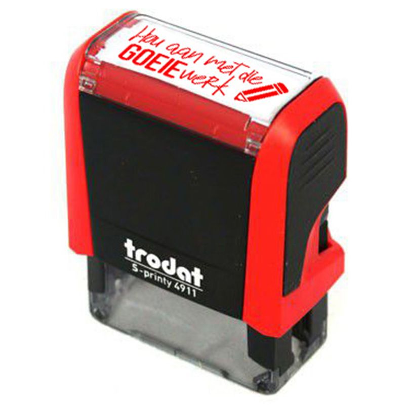 Trodat Printy Hou Aan Met Die Goeie Werk Stempel | Shop Today. Get it ...