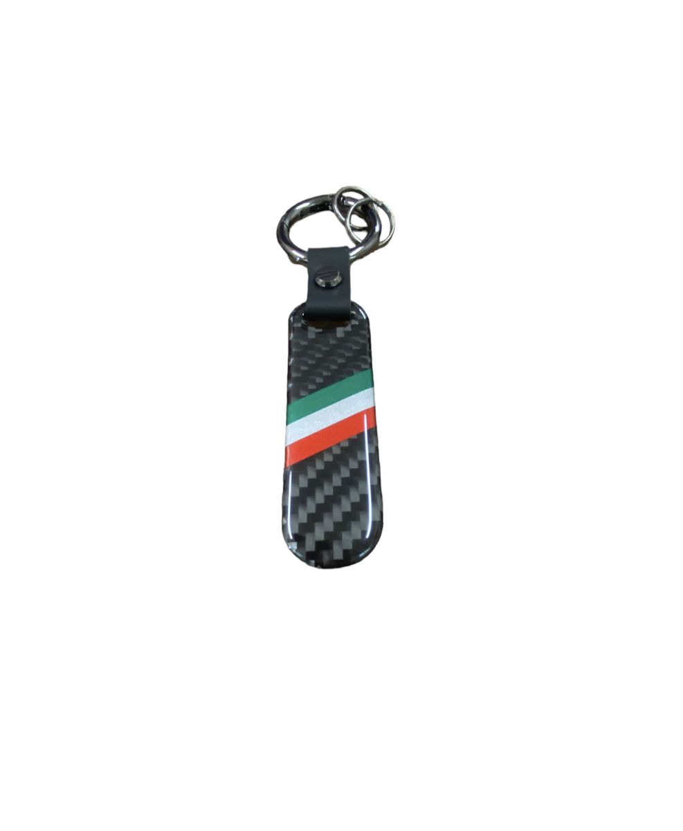 Italy Stripe Logo Carbon-Look keyrings (Long-Shaped) | Shop Today. Get ...