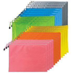 A4 Zipper File Bags Set Document Pocket Storage Organizer Pouch Puzzle ...