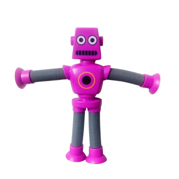 Color Changeable Suction Cup Stretching Pipe Robot Stress Relief Toy ...