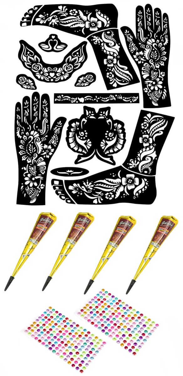 The Henna Box Deluxe - Mendhi Kit | Shop Today. Get it Tomorrow ...