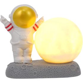 Moon Night Light Lamp LED Sleep Night Light Astronaut Spaceman Light ...