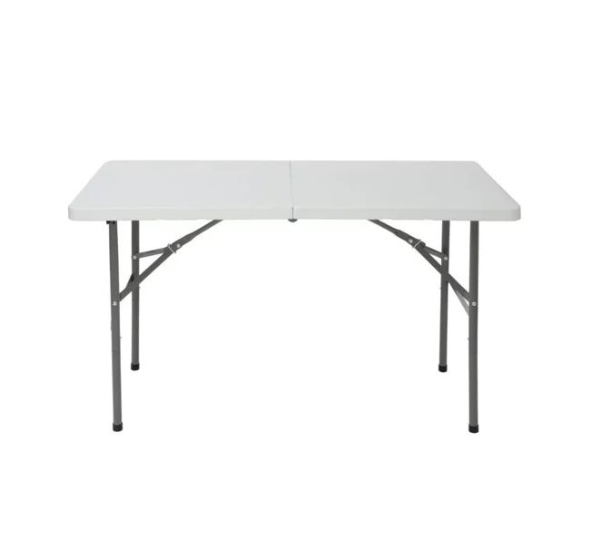 Foldable ABS Plastic Utility Table - 122 × 61 cm | Shop Today. Get it ...