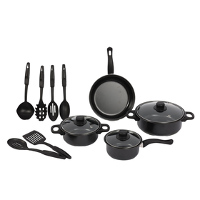 Cookware Set with Kitchen Utensils - 13 Piece | Shop Today. Get it ...