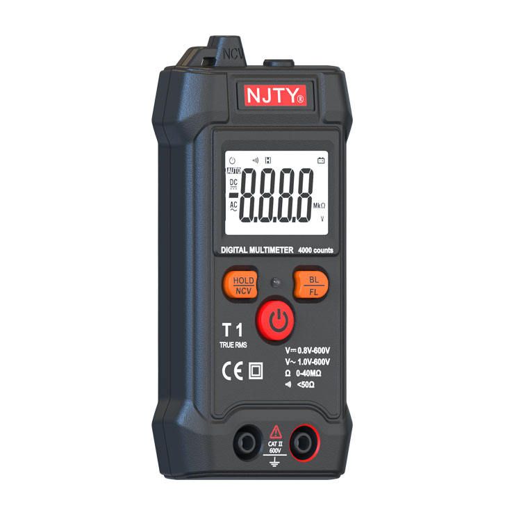 NJTY Smart 4000 Counts Multimeter Digital True RMS NCV 600V AC DC