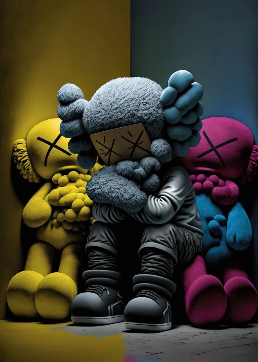 Canvas Wall Art - Hypebeast Kaws 01 Artwork | Shop Today. Get it ...