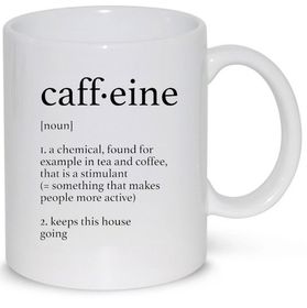 Caffeine Definition Birthday Christmas Gift Coffee Mug | Shop Today ...