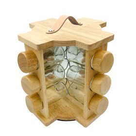 Dream Home - 12 Jar Wooden Revolving Spice Rack Set | Shop Today. Get ...