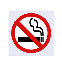 No Smoking Sign - Pack Of 5 ABS Sign Boards | Shop Today. Get it ...