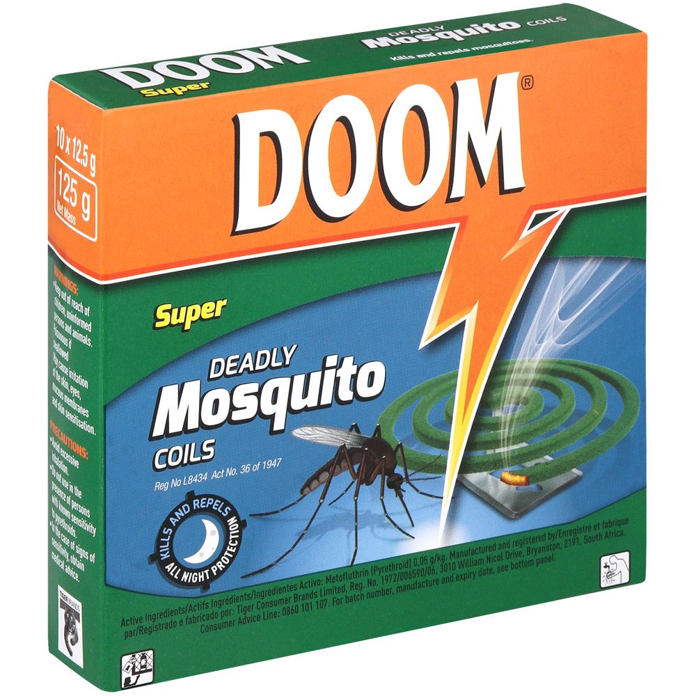 Doom Mosquito Coils 125g | Shop Today. Get it Tomorrow! | takealot.com