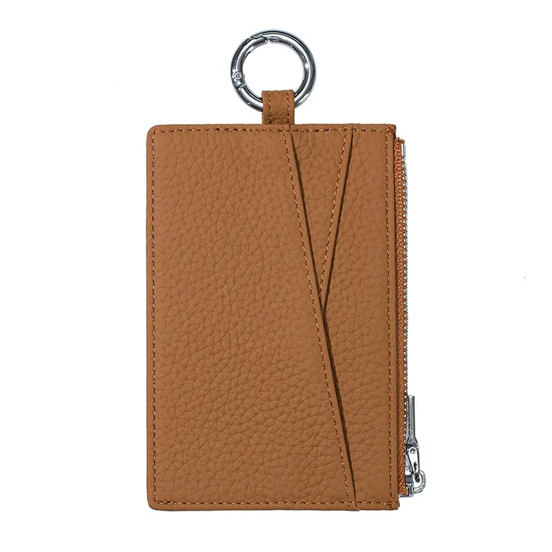Slim Genuine Leather ID Card Bag Mini Coin Purse Card Holder | Shop ...