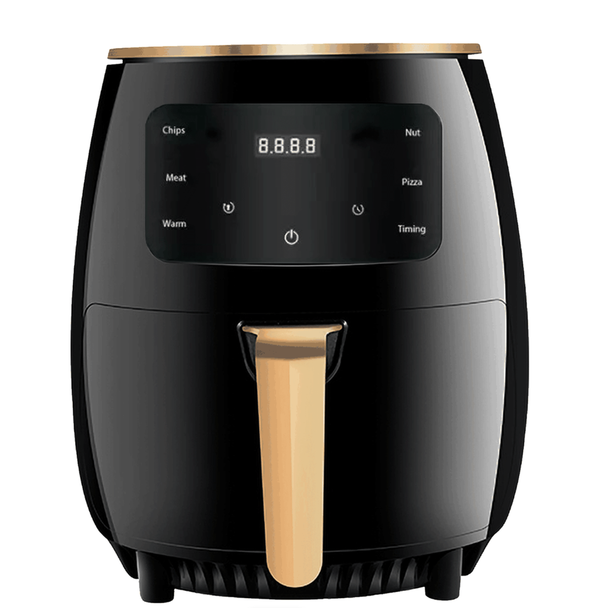 Extra Large Capacity Air Fryer with LCD Digital Touch Screen - Black ...