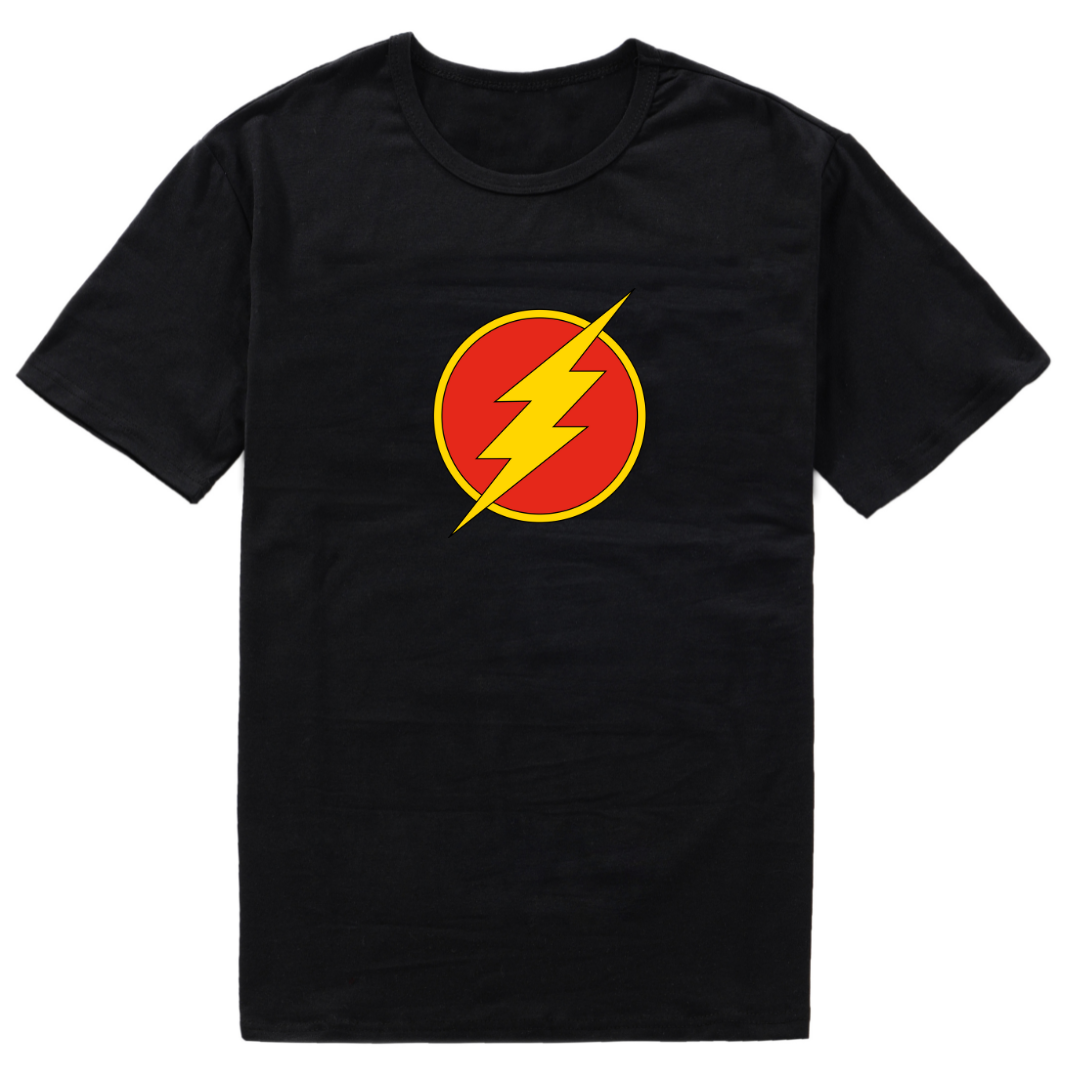 Katz Designs - Black Short Sleeve T Shirt - Flash Inspired | Shop Today ...