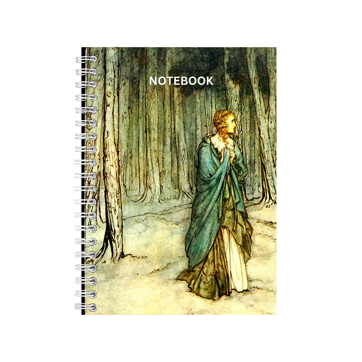 Medieval Theme Lady Notebook - Great Gift Idea - Writing Books Notepad ...