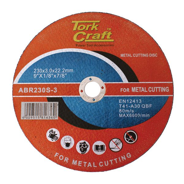 Cutting Disc Steel and Ss 230x3.0 x22.22mm - 3 Pack | Shop Today. Get ...