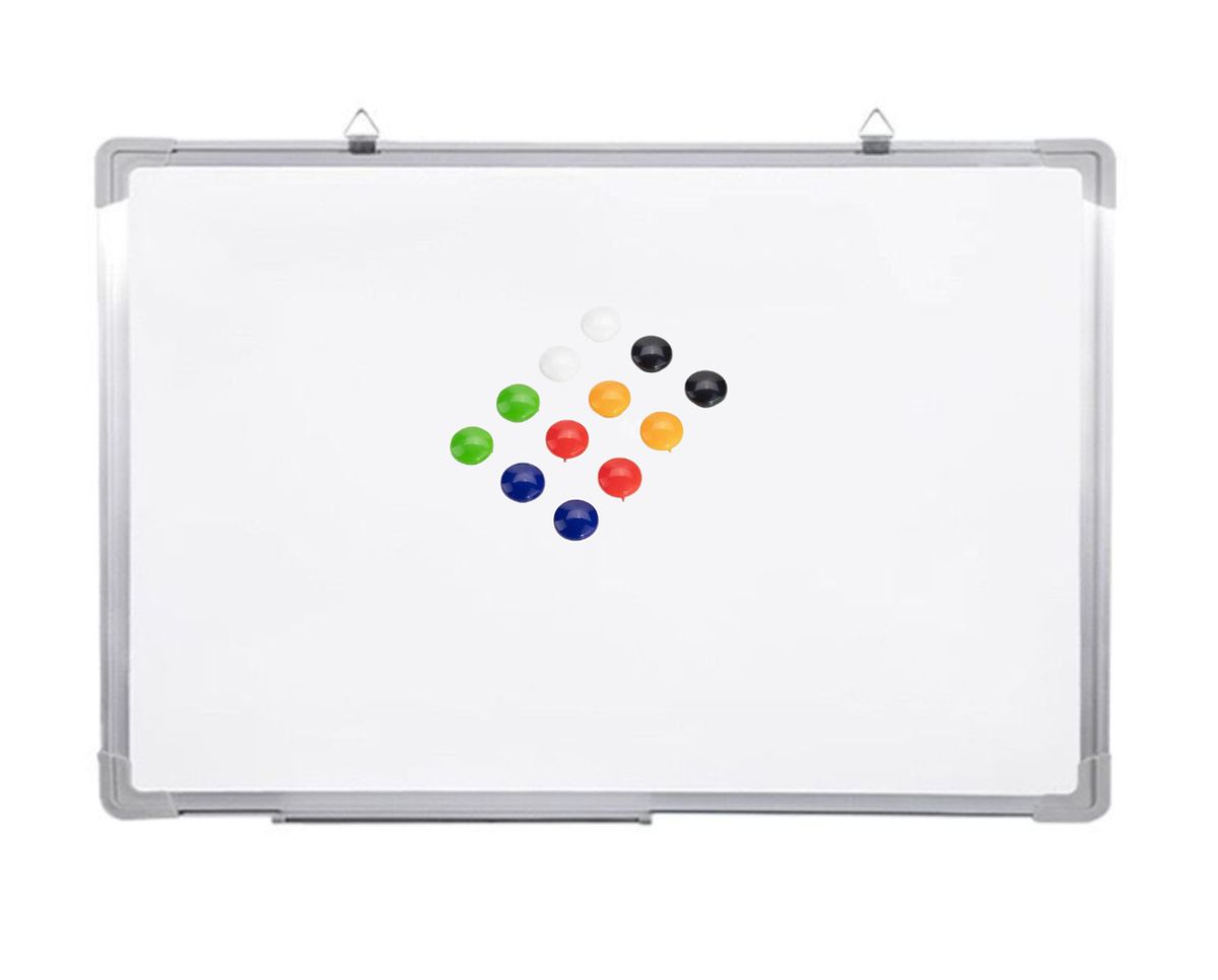 Magnetic Whiteboard with 12pcs Magnetic - 600x400mm | Shop Today. Get ...