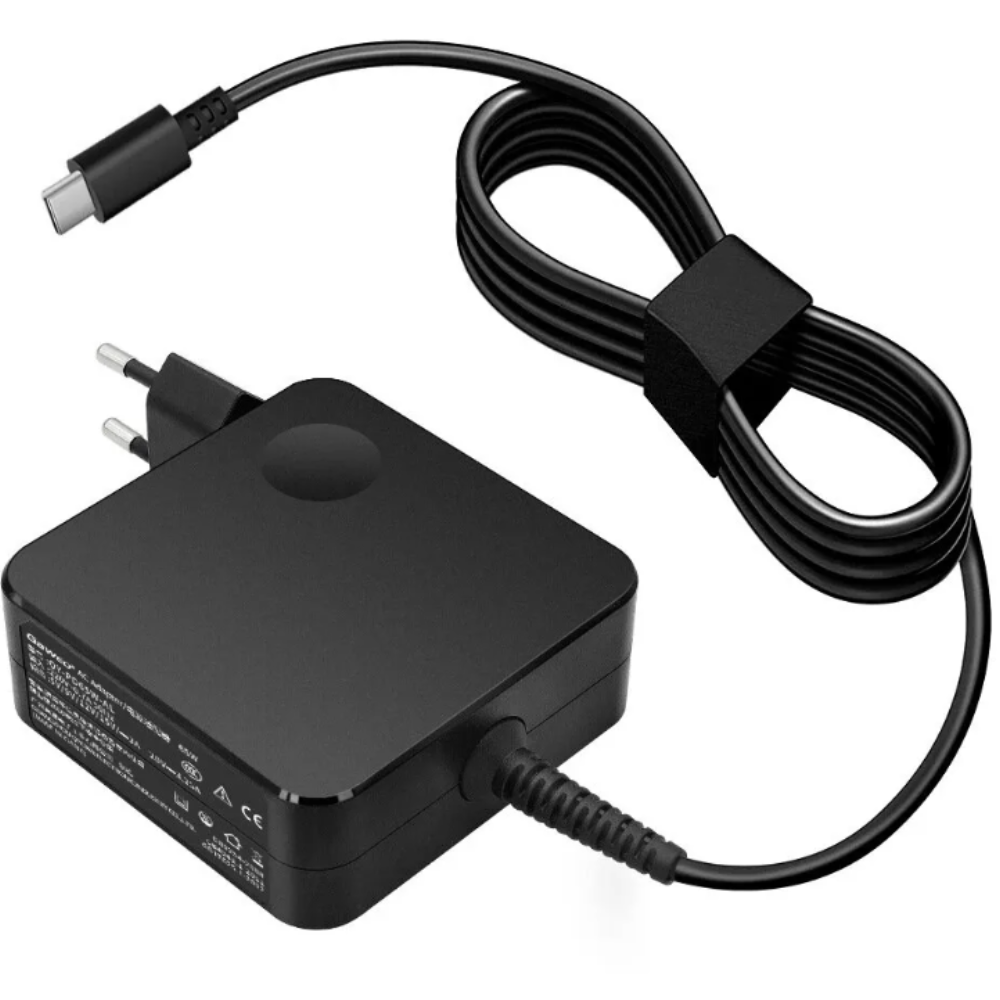Universal Replacement Laptop Charger -Generic 65W USB Type-C Laptop ...