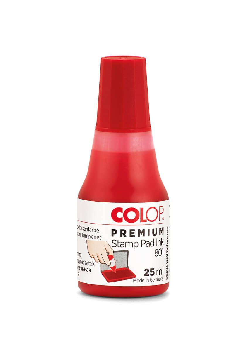 COLOP PREMIUM STAMP PAD INK 801 RED 25ml | Shop Today. Get it Tomorrow ...