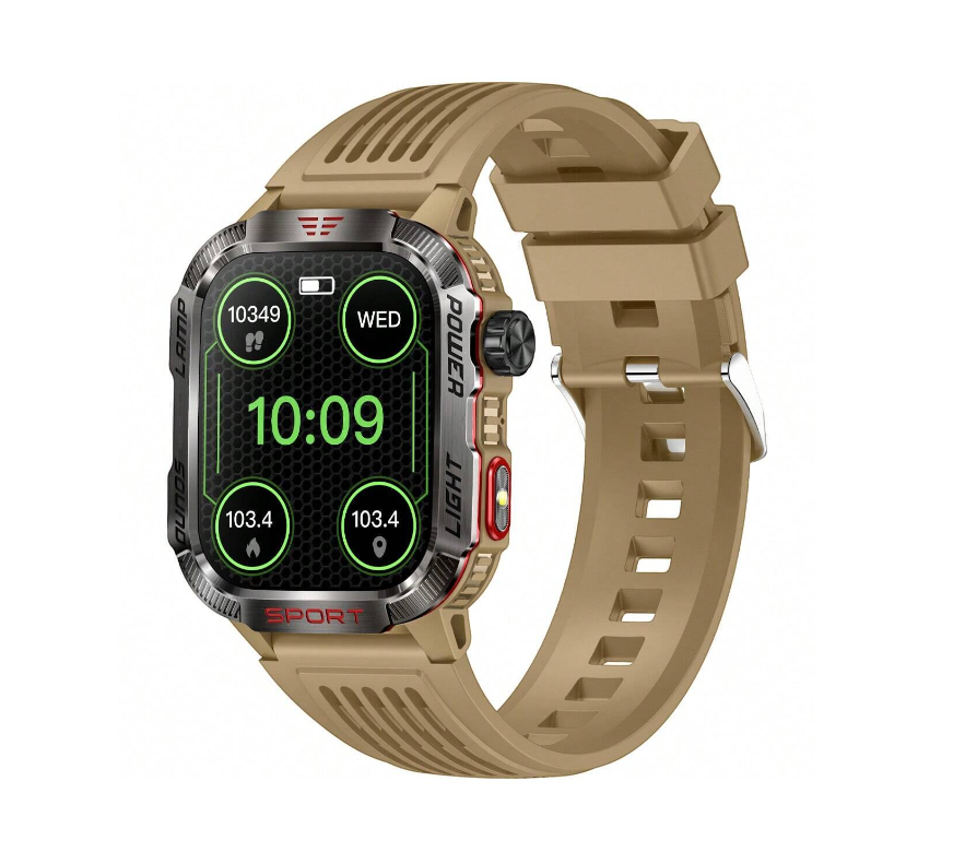 Health Monitoring Smart Watch With Waterproof Rating IP68 - Yellow ...