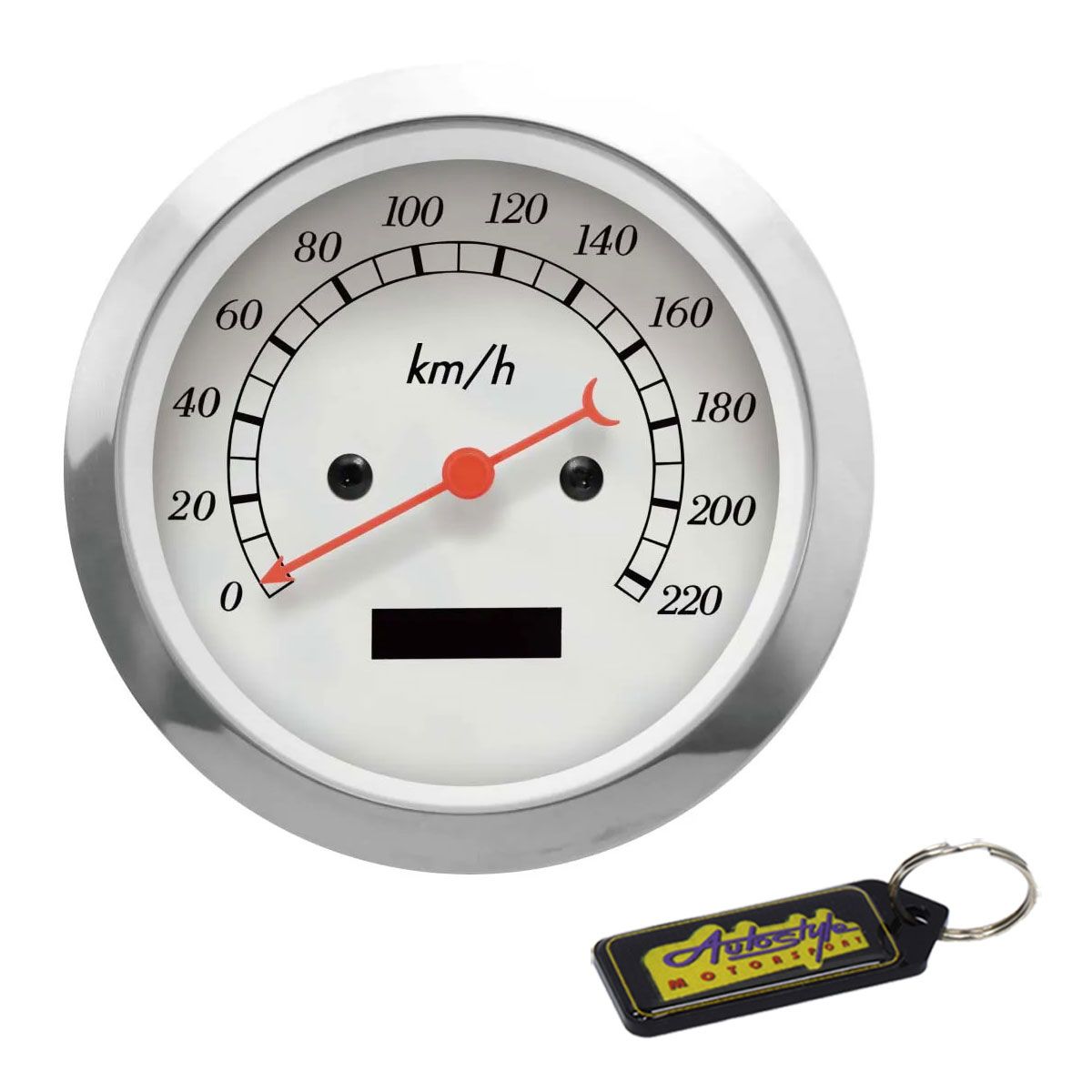 Autogauge Classic Series Electrical Speedometer - 85mm - White & Key ...