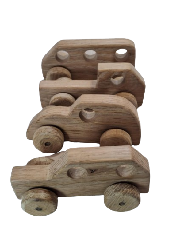 Oak Wooden Block Cars | Shop Today. Get it Tomorrow! | takealot.com