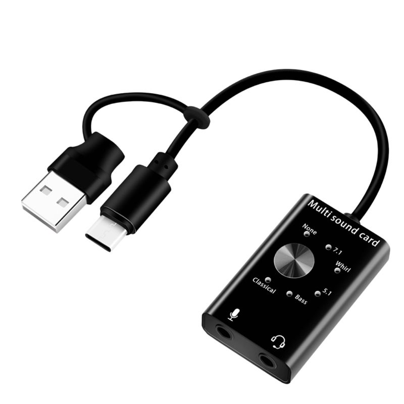 2 in 1 USB Type C Multi-Sound Card | Shop Today. Get it Tomorrow ...