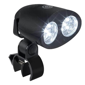 Braai Light with Dual Beams, Outdoor LED Light - Black | Shop Today ...