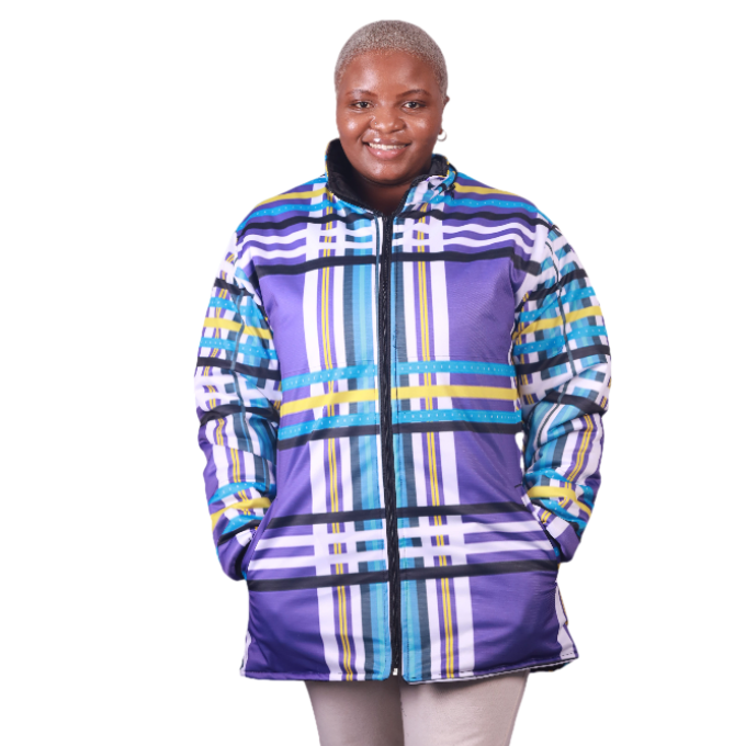 Purple Venda Long Puffy African Jacket | Shop Today. Get it Tomorrow ...