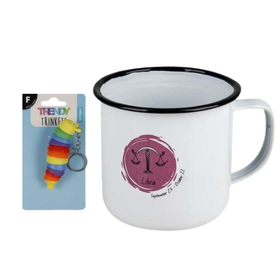 Mug Enamel with Key Chain Combo Pack - Libra Set | Shop Today. Get it ...