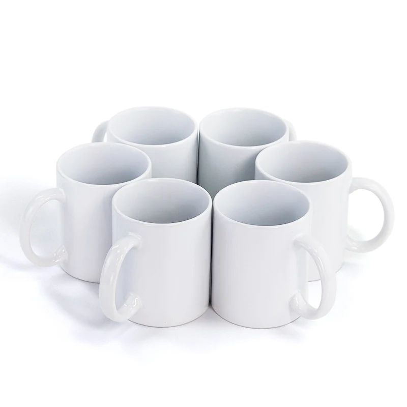 Sublimation 12 Ceramic 11oz mugs +12 mug boxes | Shop Today. Get it ...