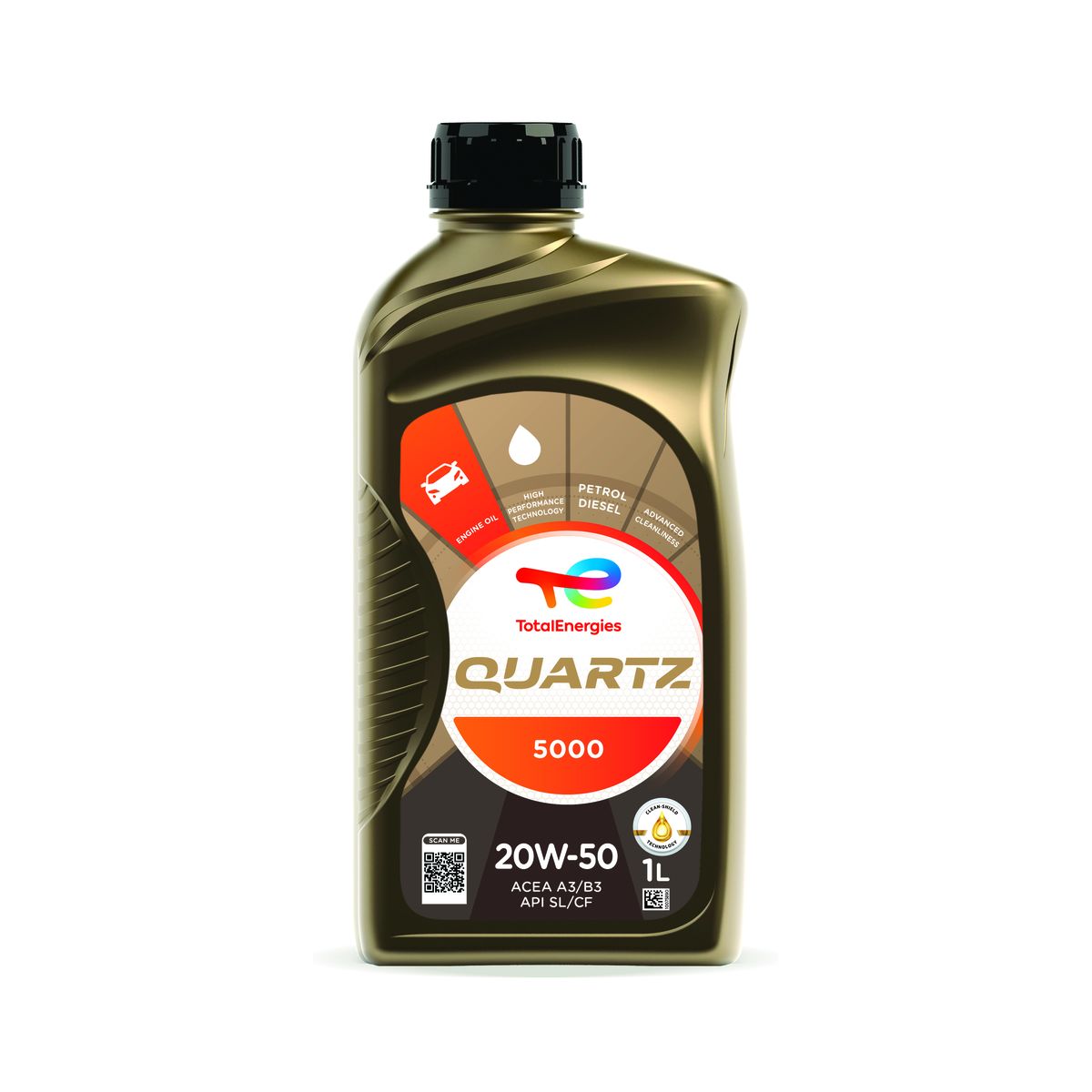 TotalEnergies Quartz 5000 Multigrade Engine Oil 20W50 1L | Shop Today. Get it Tomorrow ...