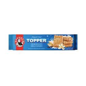 Bakers Toppers Vanilla Biscuits 125 g - Set of 24 Premium Biscuits ...