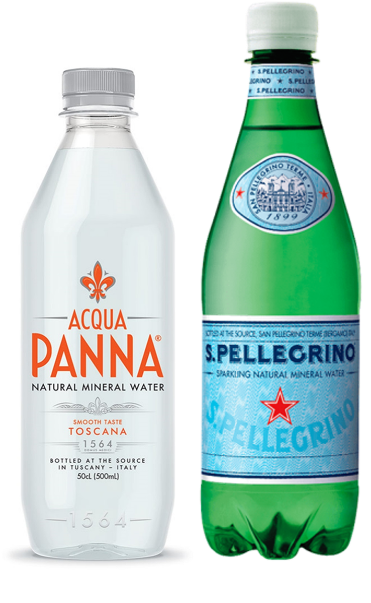 Acqua Panna (500ml) & San Pellegrino (500ml) Mineral Water - 12 Pack ...