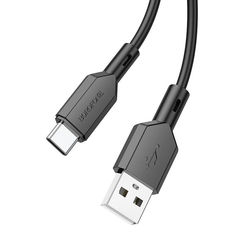 Borofone Usb A To Type C Charging Data Cable Black Bx70 Shop