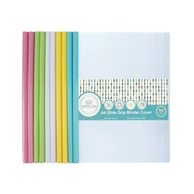 10 pcs A4 Slide Drop Grip Binder Cover - Colourful Collection | Shop ...