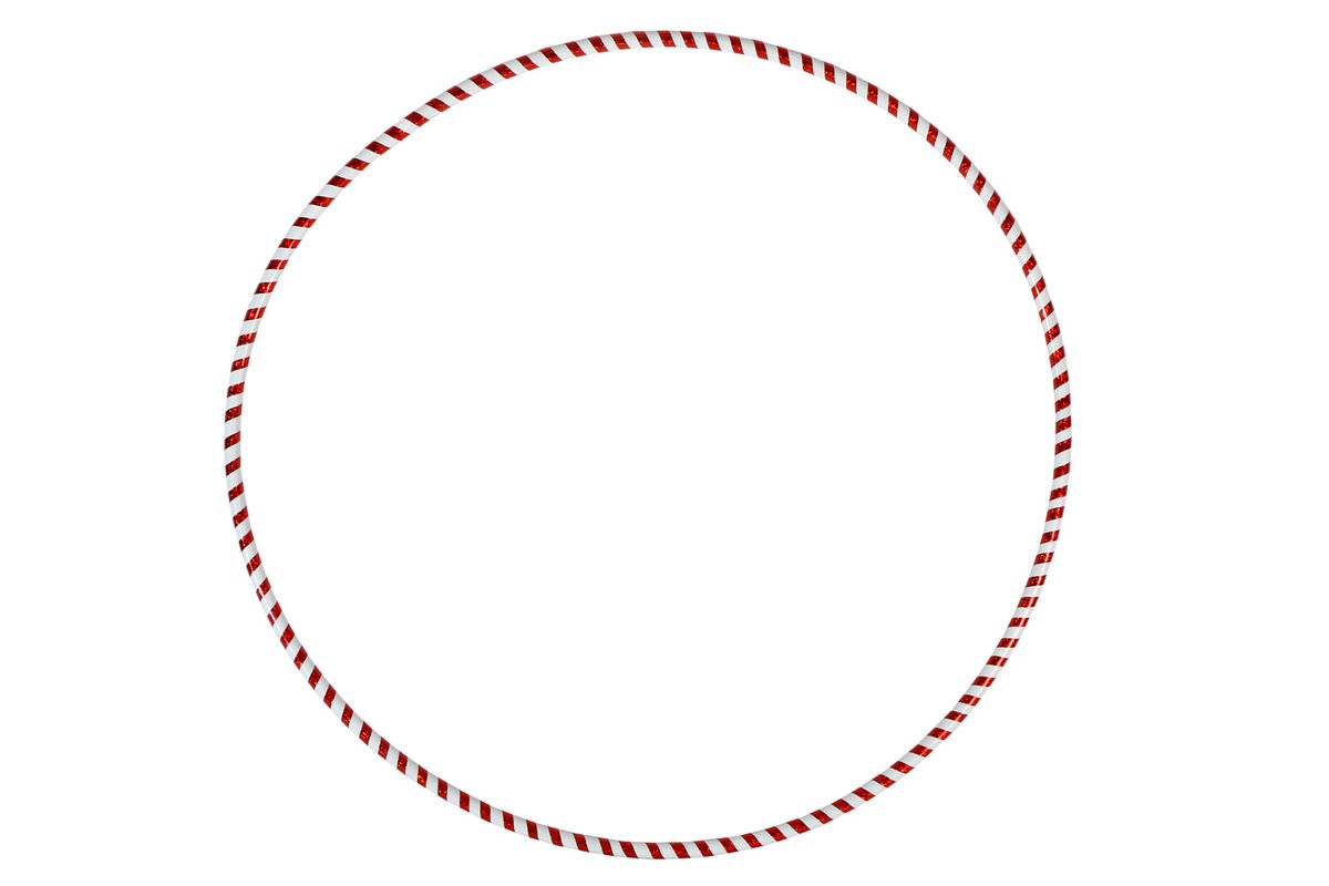 Hula Hoop Number 11 - White and Shimmer Red - 90cm | Buy Online in ...