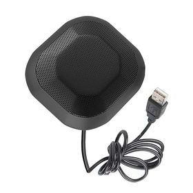 Conference Microphone 360 Omnidirectional Condenser PC Mic Plug & Play ...