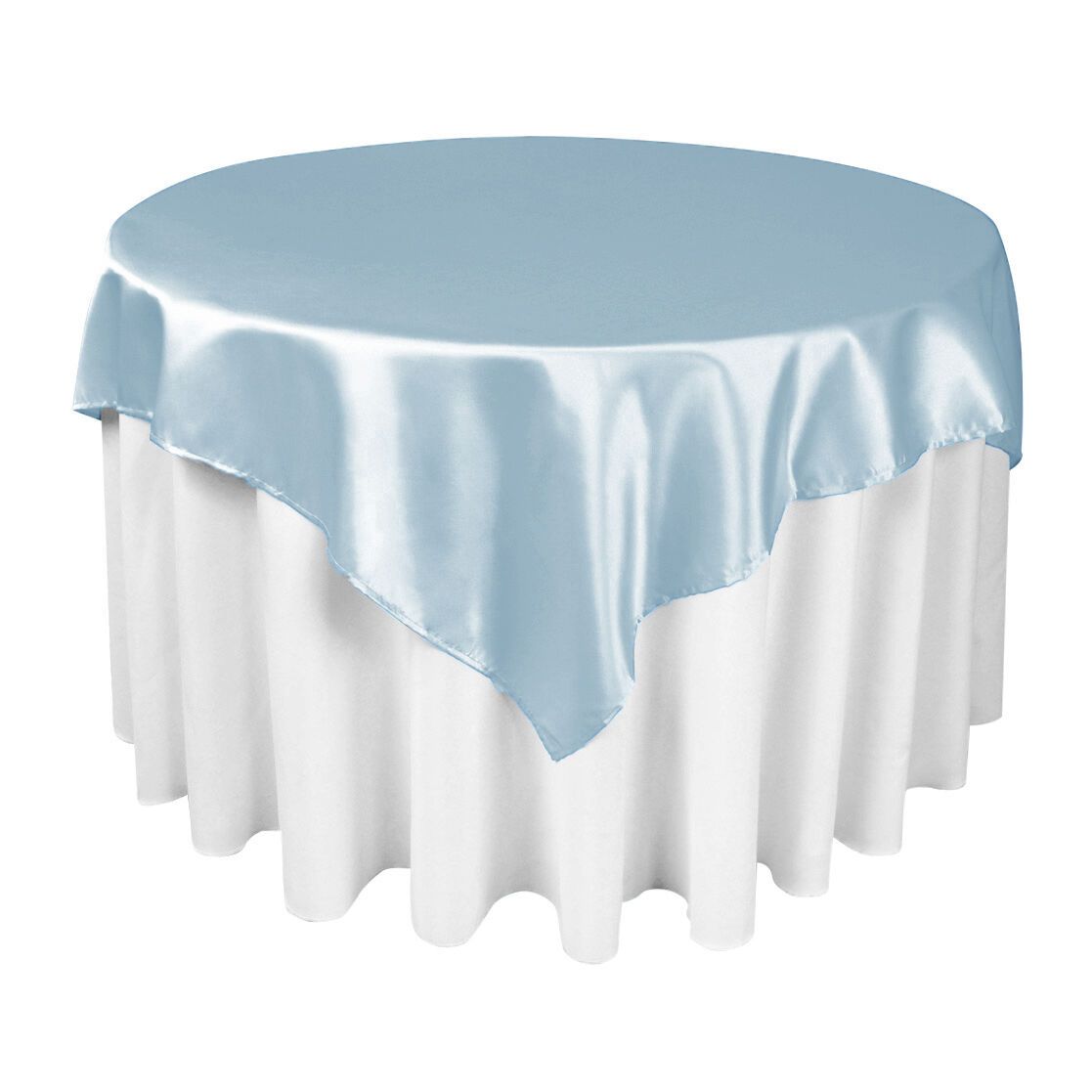 Blue Satin Table Overlay | Shop Today. Get it Tomorrow! | takealot.com